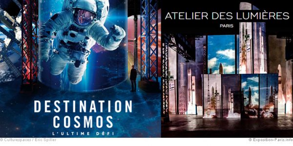 Destination Cosmos, l’ultime défi – Atelier des Lumière Paris