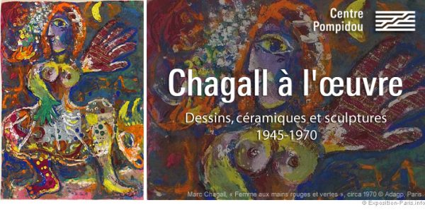 Expo Paris Chagall à l'œuvre au Centre Pompidou